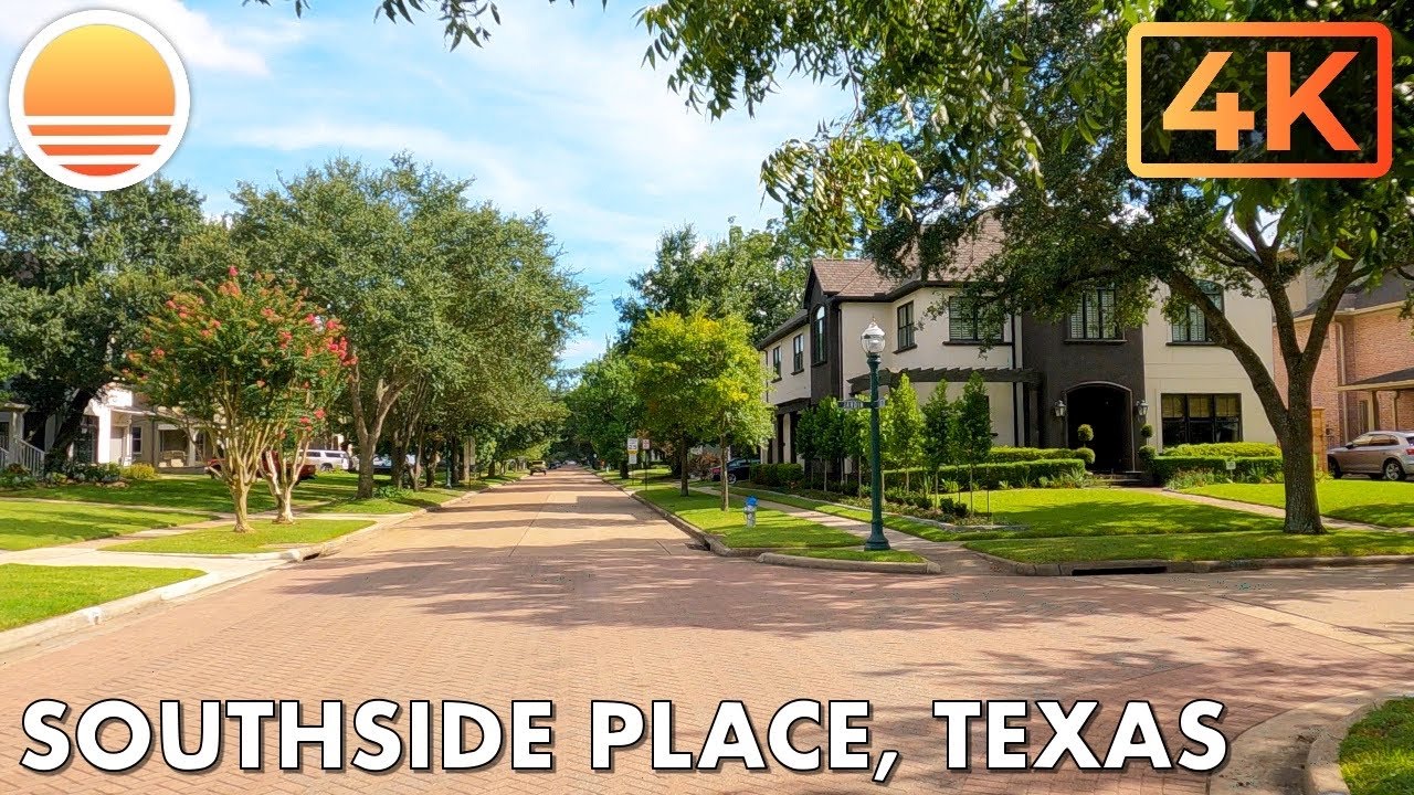 Southside Place, Texas! Drive with me! - YouTube