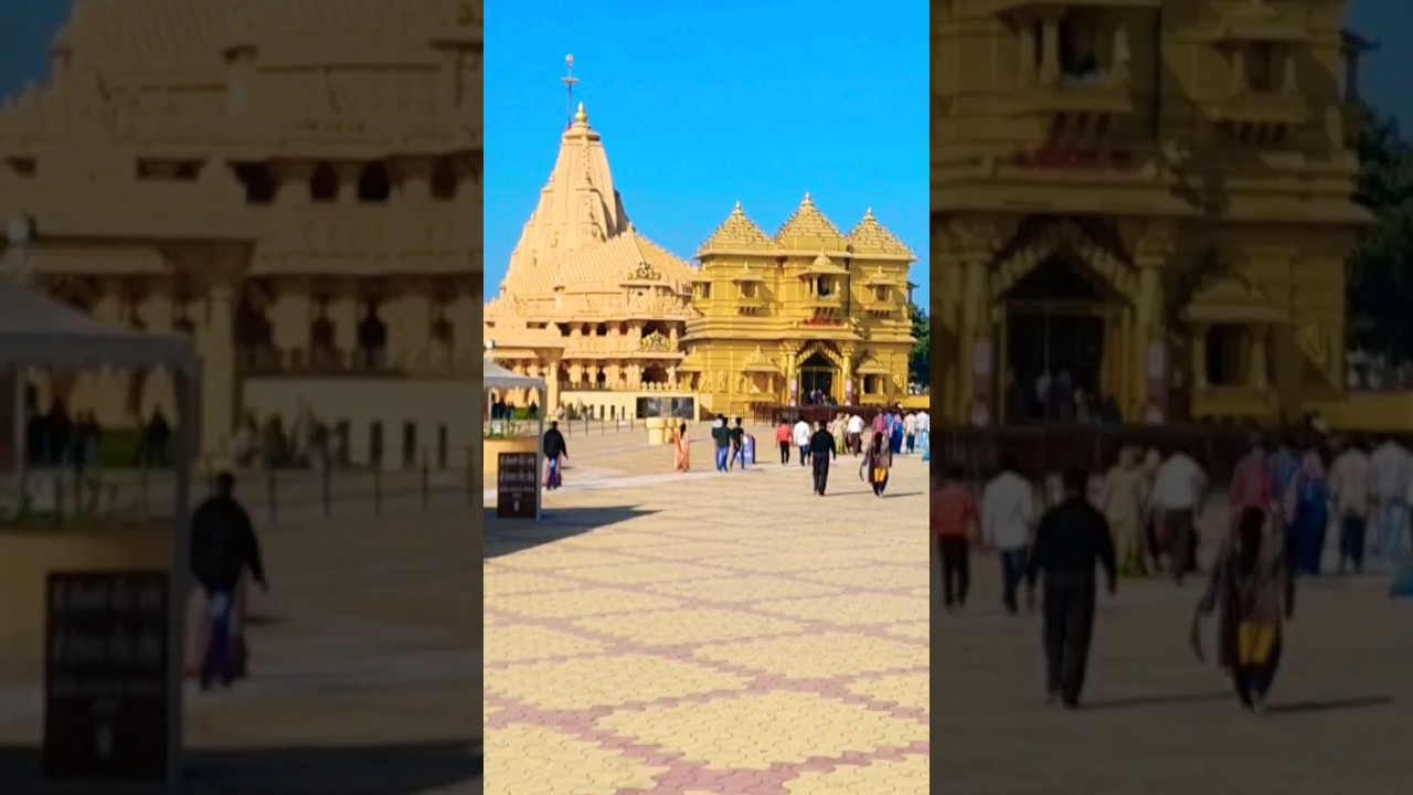 Shri Sorti Somnath Temple Gujarat #visitortraveller - YouTube