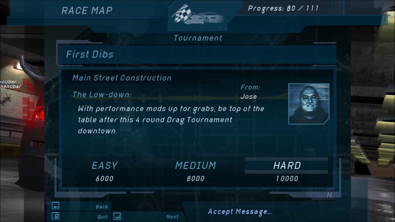 Need for Speed Underground (NFSU1) - First Dibs / Race 80 - YouTube