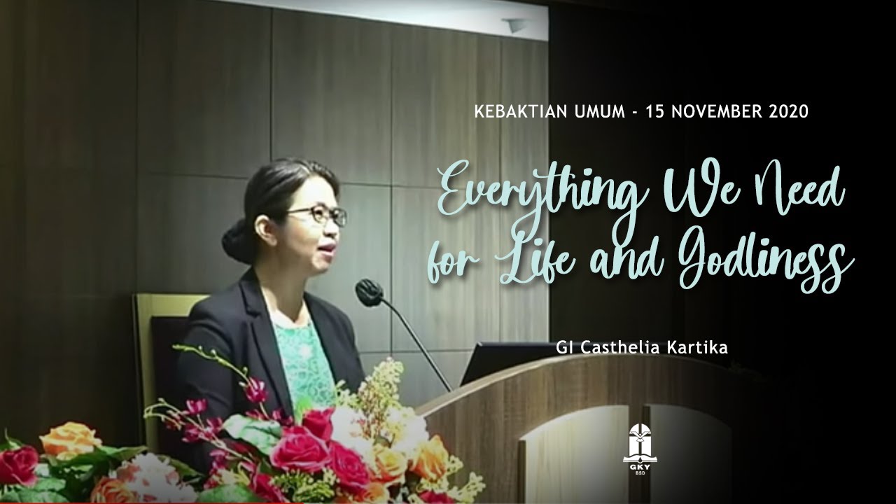 Kebaktian Umum GKY BSD 15 Nov 2020 - YouTube