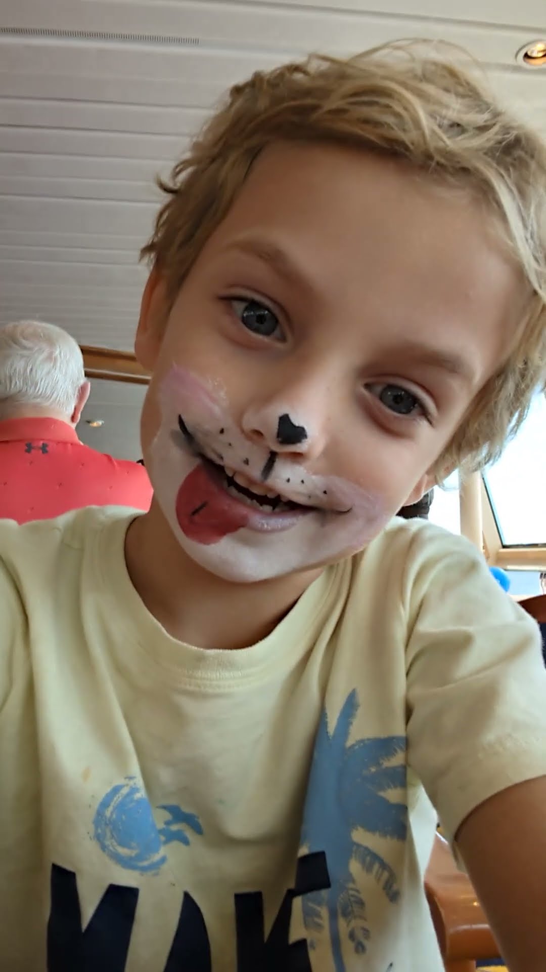 Asher the Wolf on our Bermuda Cruise - YouTube