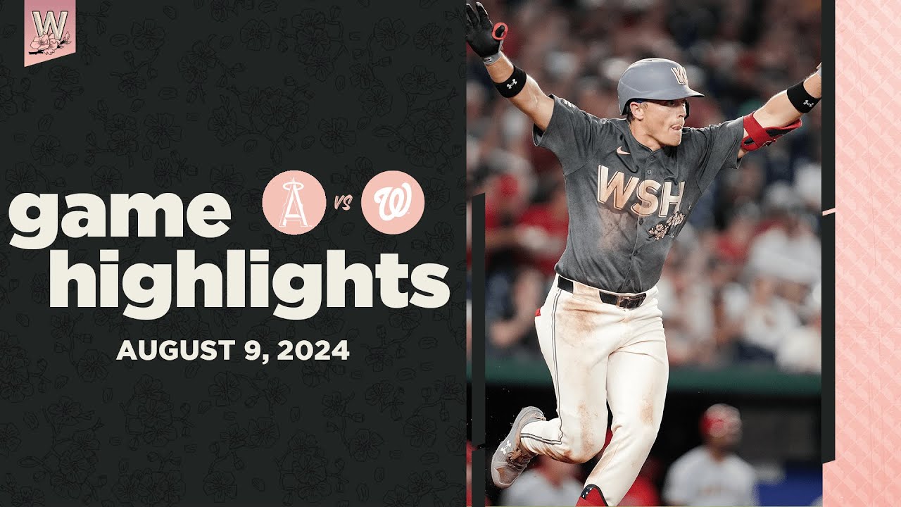 Angels vs. Nationals Game Highlights (8/9/24) | MLB Highlights - YouTube