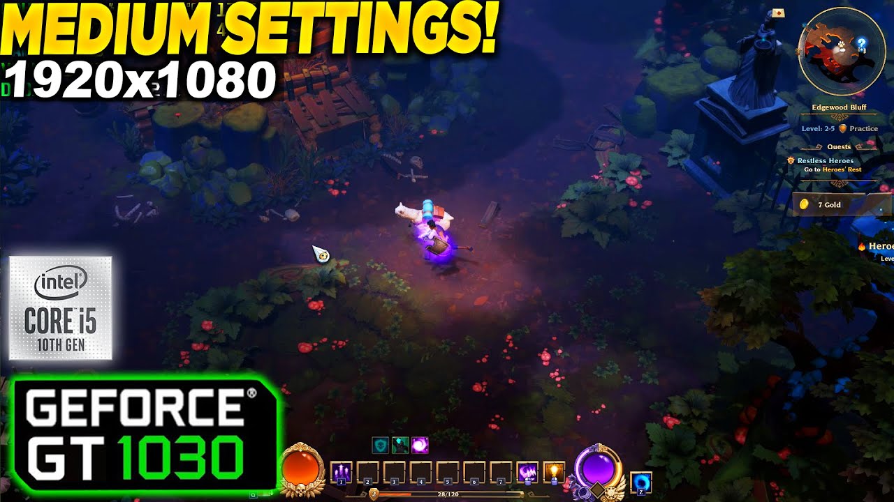 Torchlight 3 GT 1030 - 1080p Medium, - YouTube