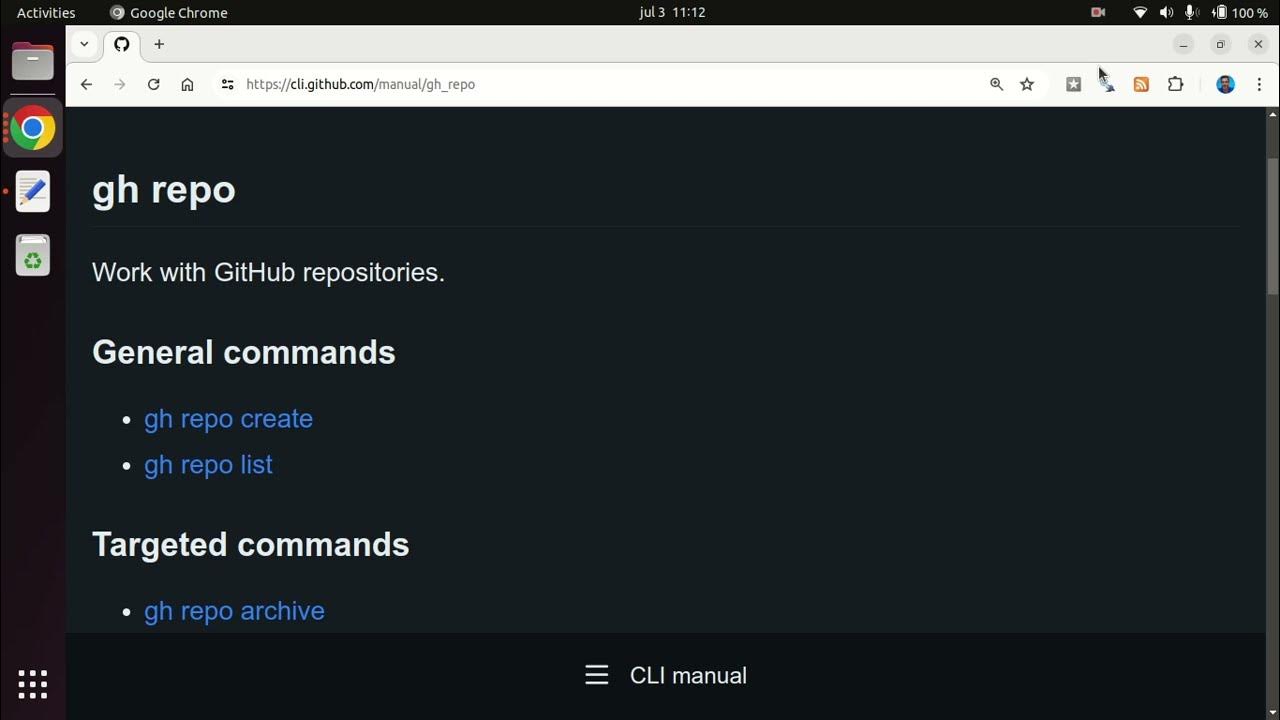 gh repo create and gh browse to create and browse a GitHub repo from the terminal - YouTube