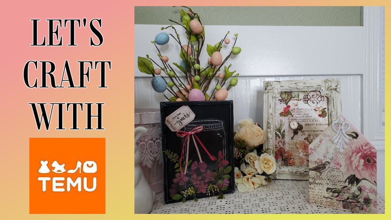 QUICK AND EASY SPRING SHABBY CHIC CRAFTS ON A RAINY DAY - CRAFTING WITH ...