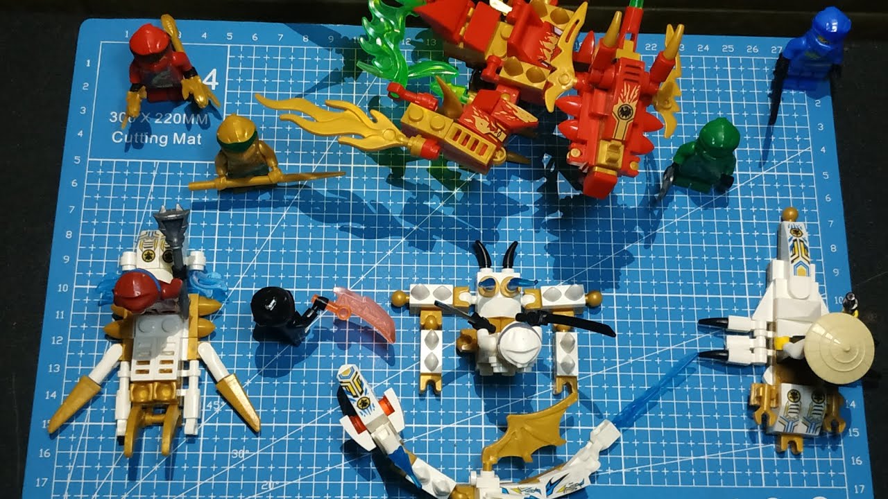 Merakit mainan, Naga putih dari series Ninja Lord - YouTube