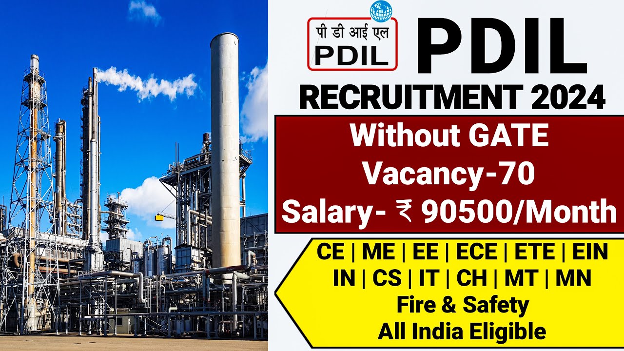 PDIL PSU Recruitment 2024| Salary ₹ 90500| PDIL Vacancy 2024| PDIL ...
