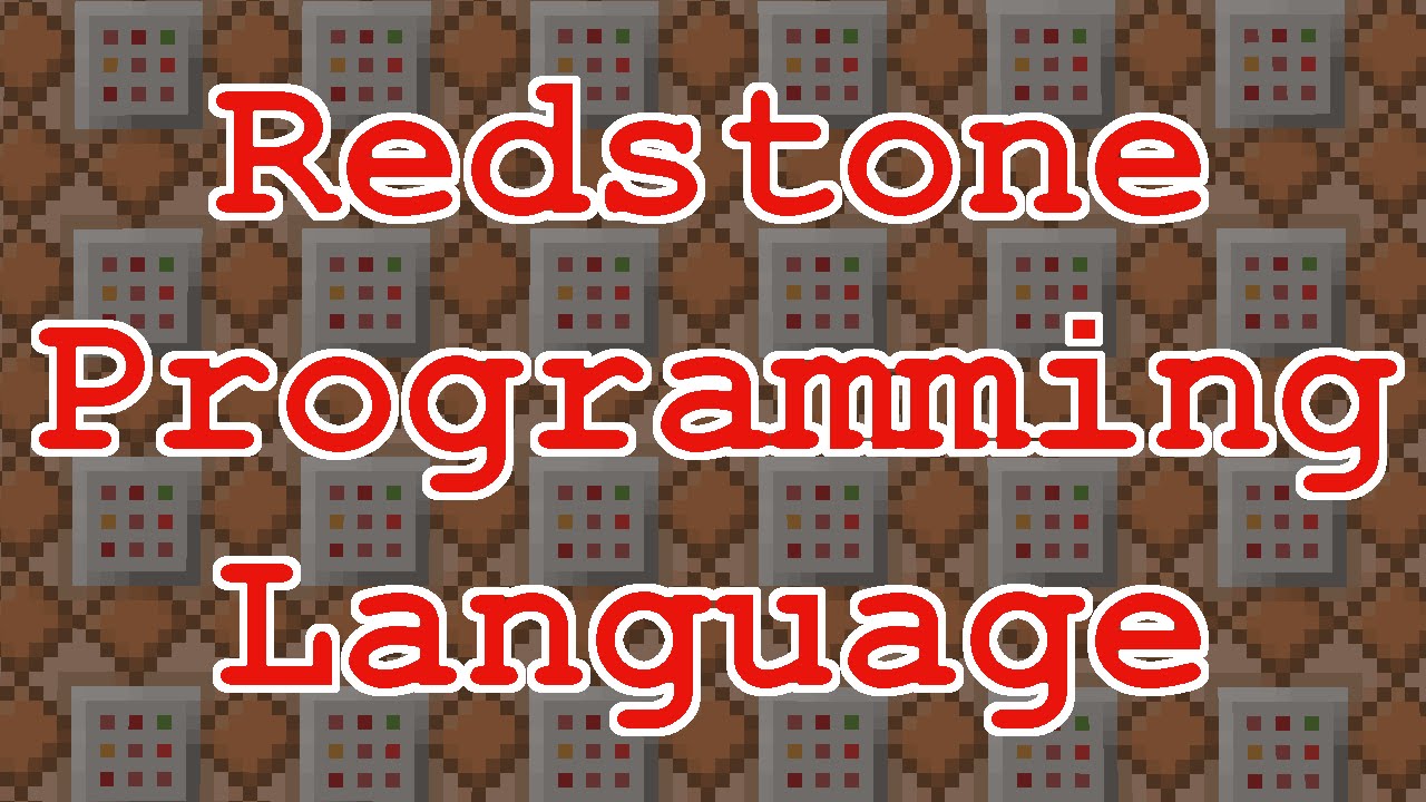 How To Use Redstone Programming at Jimmy Coats blog