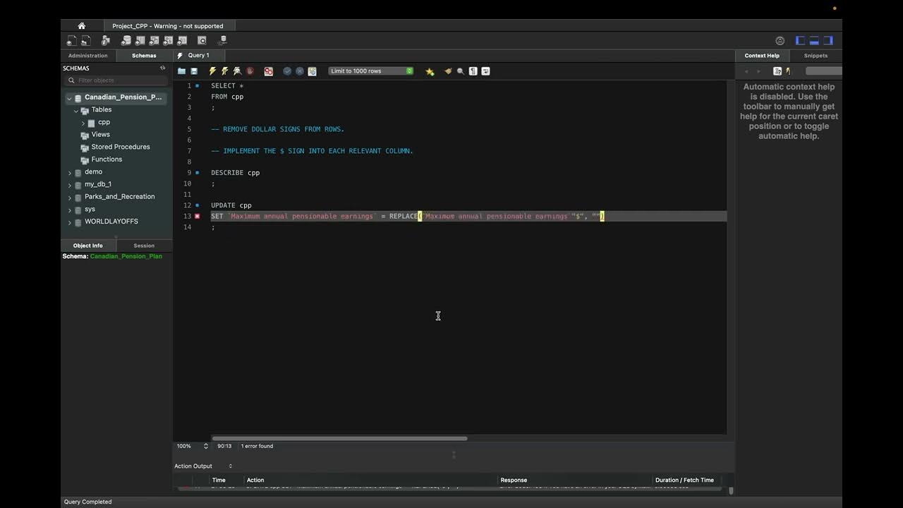 Canadian Pension Plan Data Analysis Project - Part 2 (Cleaning using ...