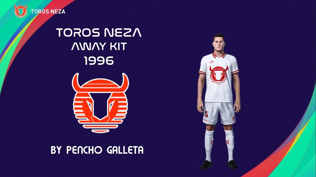 TOROS NEZA AWAY KIT 1996 / KITS CLASICOS / PES 2021 / PS4 - YouTube