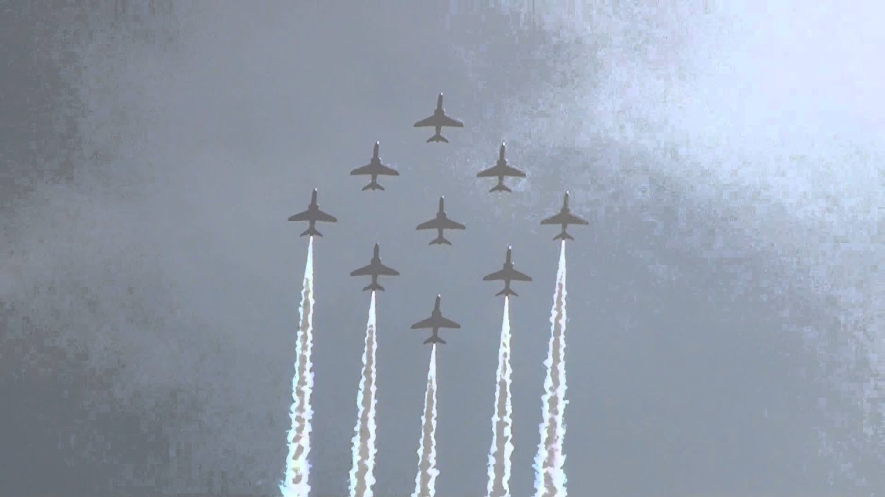 Red Arrows "Vertical Break" move. - YouTube