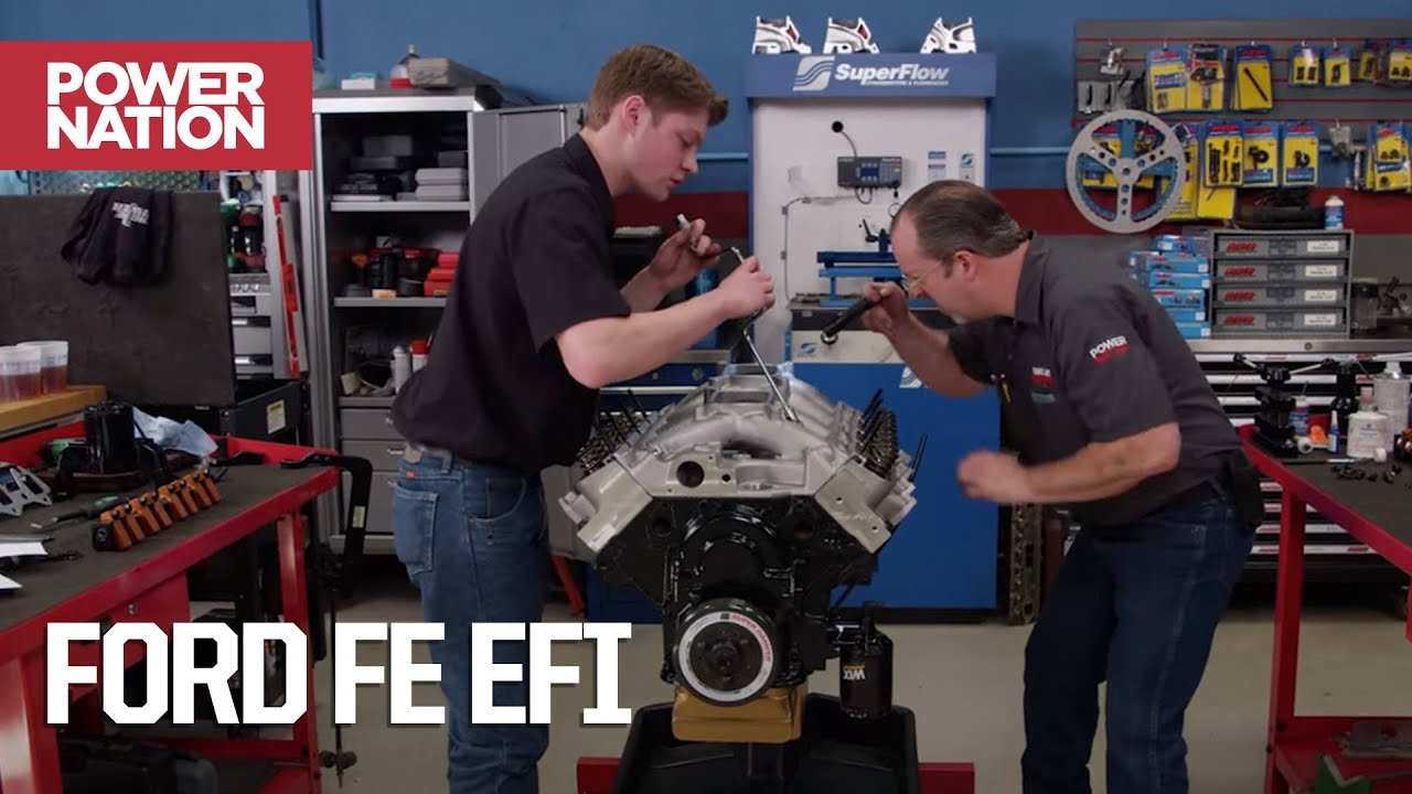El Ford 445 FE del chatarrero recibe una EFI moderna - YouTube