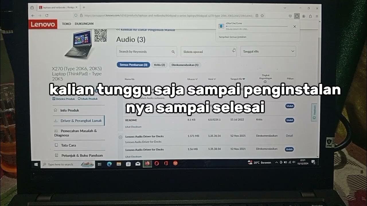 tutorial meng install driver di laptop Lenovo - YouTube