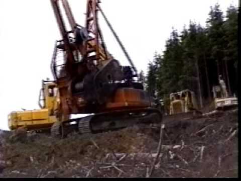 Radio Controlled Chokers, Video #04a, Burger Cable Yarder - YouTube