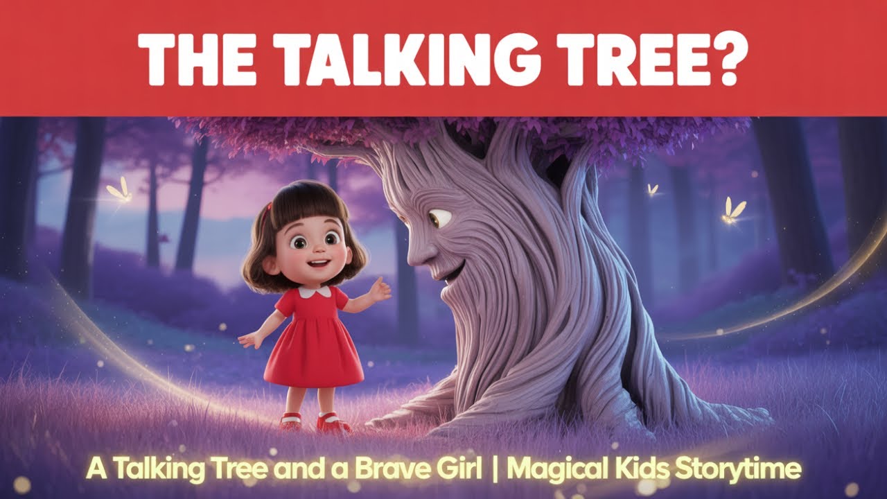 Learn English with story / A Talking Tree, a Lost Dewdrop, and a Brave ...