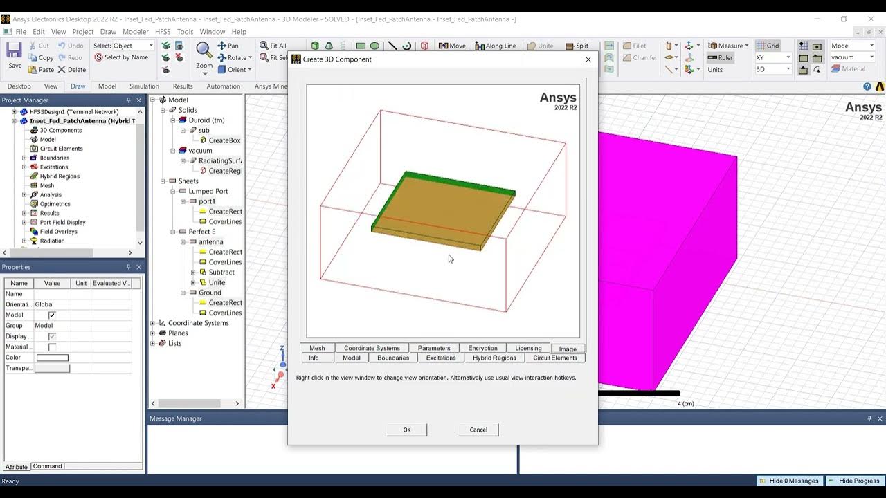 How to Make Encrypted 3D Components in Ansys HFSS - YouTube