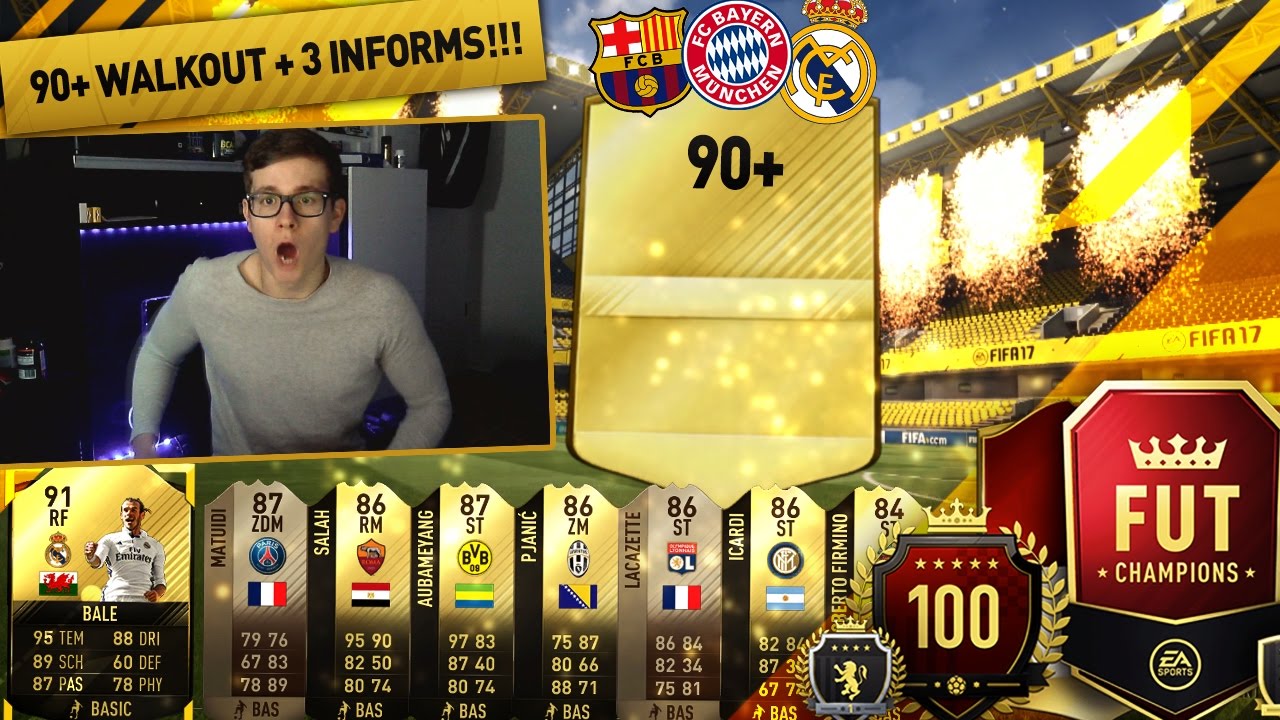 Fifa 17 Omfg 90 Walkout 3 Informs 🔥😱 Deutsch Ultimate Team