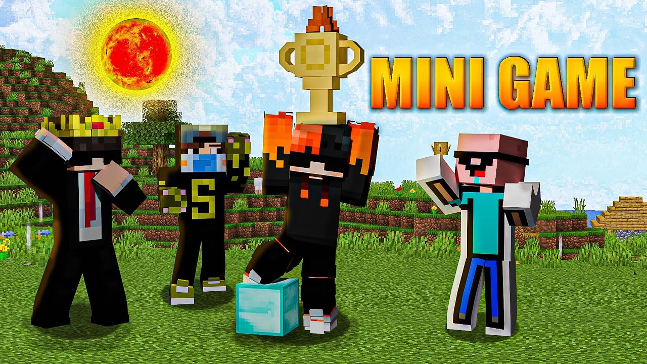 Who Will Win the Trophy? Minecraft Mini-Game Madness! - YouTube