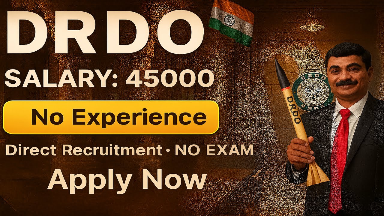 DRDO సూపర్ నోటిఫికేషన్ | Latest Govt Jobs | DRDO NPOL Notification 2025 ...