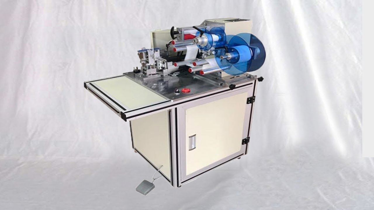 wire cable electronic flat labeling machine semi automatic folding ...