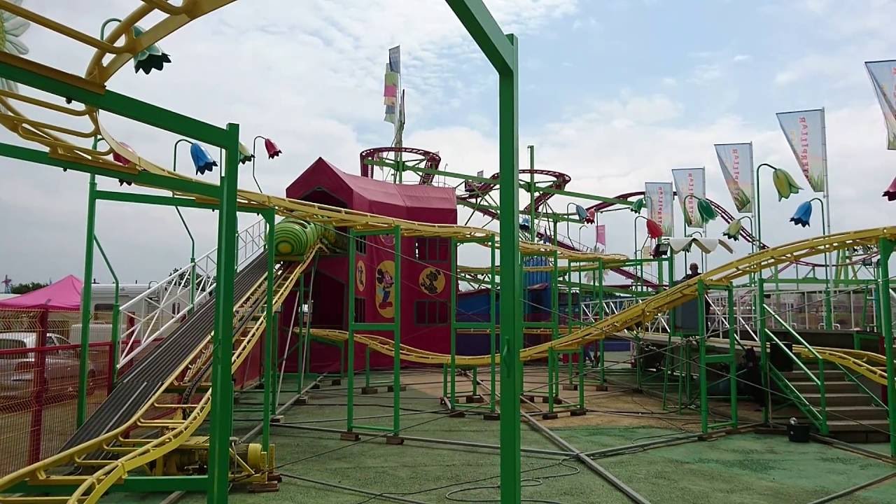 Caterpillar Coaster Ride at Brean Leisure Theme Park, Brean, Somerset ...