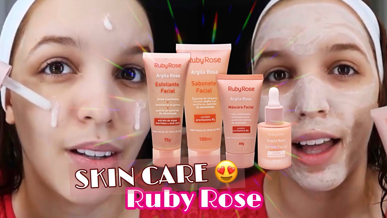 TESTEI A LINHA DE SKIN CARE ARGILA ROSA DA RUBY ROSE | Debora Freitas ...