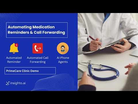 AI-Powered Automated Medication Reminder & Call Forwarding | Insighto.ai Demo - YouTube