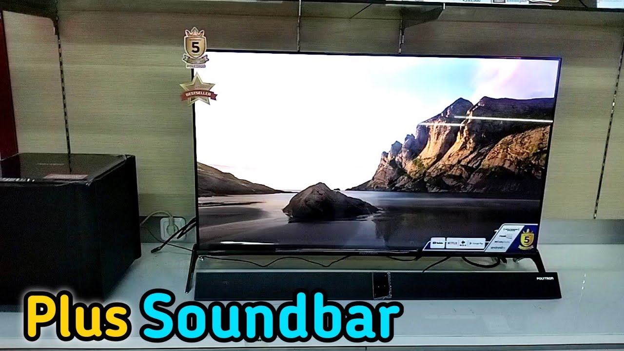 REVIEW TV POLYTRON PLD 43BAG5959 Android & Soundbar - YouTube