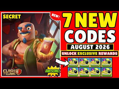 AUGUST NEW CODES* CLASH OF CLANS REDEEM CODES 2026-CLASH OF CLANS CODES 2026-CLASH OF CLANS CODES