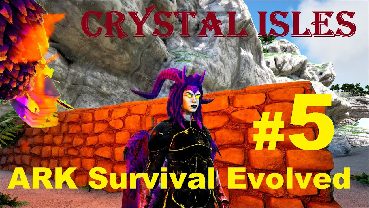 ARK Survival Evolved: Crystal Isles с Primal fear mod. История 5 - YouTube