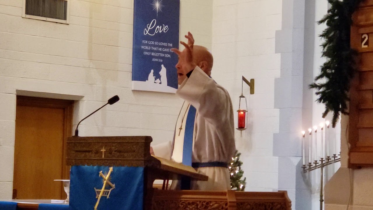 Pastor George Oberle - 12/8/19 - Second Sunday in Advent - YouTube