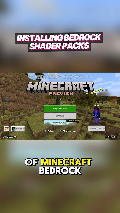 1.21+ Installing Bedrock Shaders on ALL platforms! *Xbox, PC, IOS, Andriod* #minecraftshaders ...