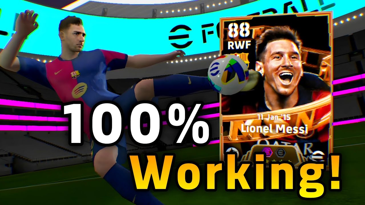 100% Working Trick To Get 108 Rated Big Time Lionel Messi In eFootball ...