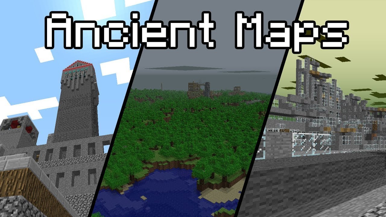 Visiting Minecraft's Oldest Maps - YouTube