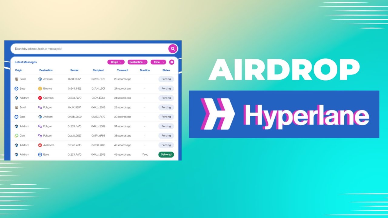 Hướng dẫn cày airdrop Hyperlane | Cơ hội airdrop nghìn $ - YouTube