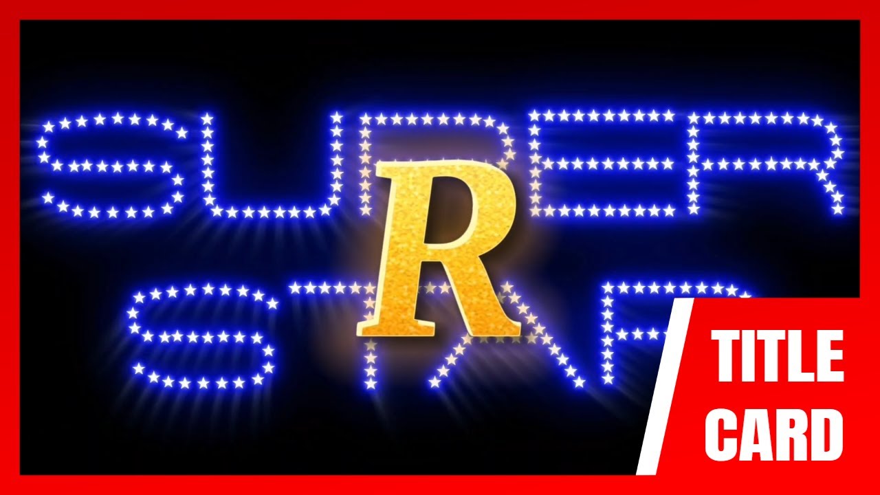 SUPERSTAR RAJINIKANTH TITLE CARD | BAASHA 1995 | FANMADE SUPERSTAR ...