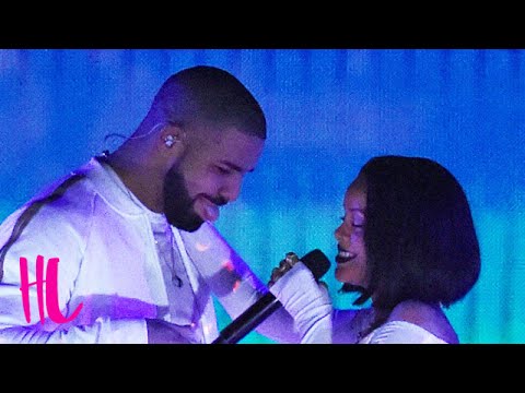 Drake Showers Rihanna With Kisses On Stage - VIDEO - YouTube
