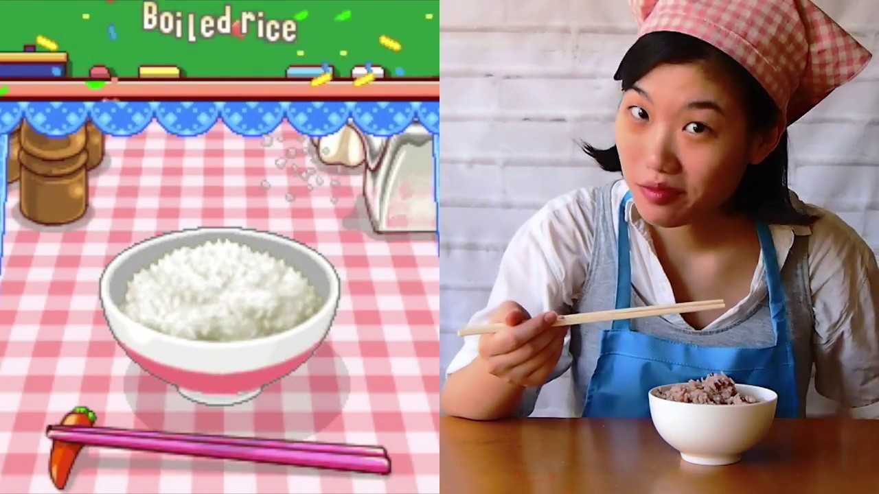 Cooking Mama boiled rice 食譜大檢驗 - YouTube