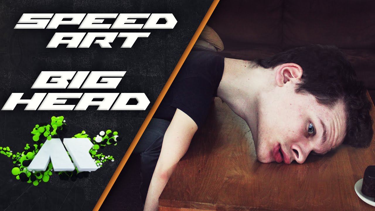 BIG HEAD EFFECT ! | Speed Art Photo Fun - YouTube