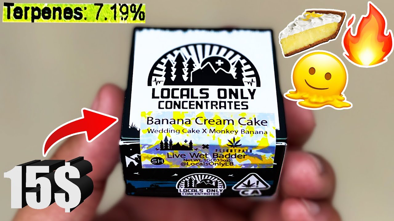 This BANANA CREAM CAKE was TERPY to the MAX! | LOCALS ONLY CONCENTRATES ...