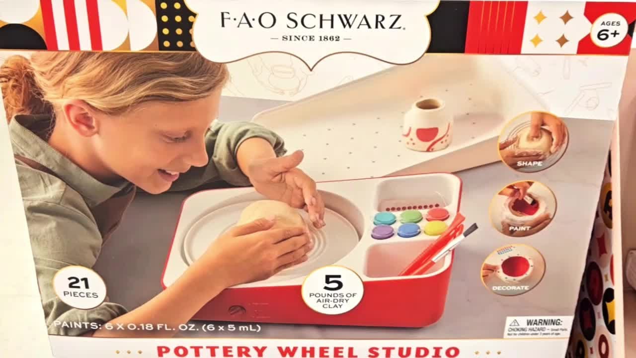 FAO SCHWARZ POTTERY WHEEL STUDIO ALL-IN-ONE SCULPTING WORKSTATION Shop ...