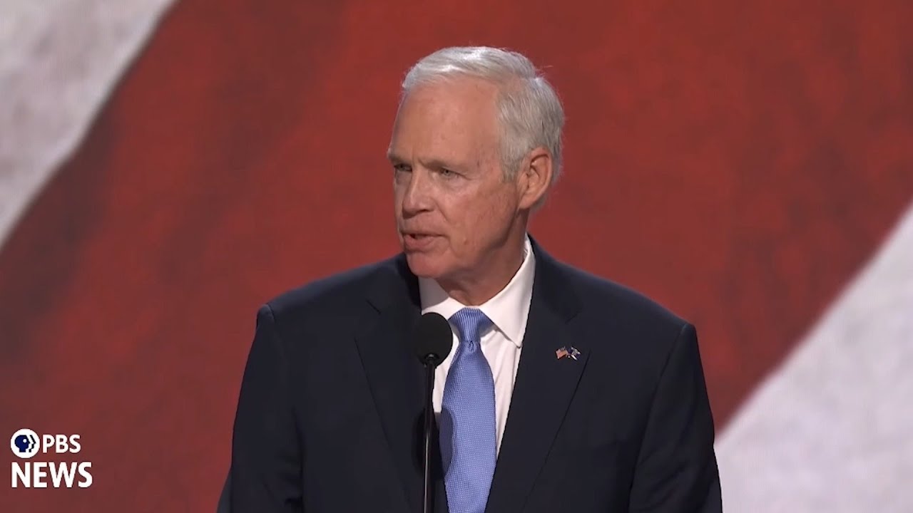 Ron Johnson gives wrong speech at RNC 2024 - YouTube