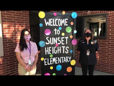 Sunset Heights Elementary Covid Tour - YouTube