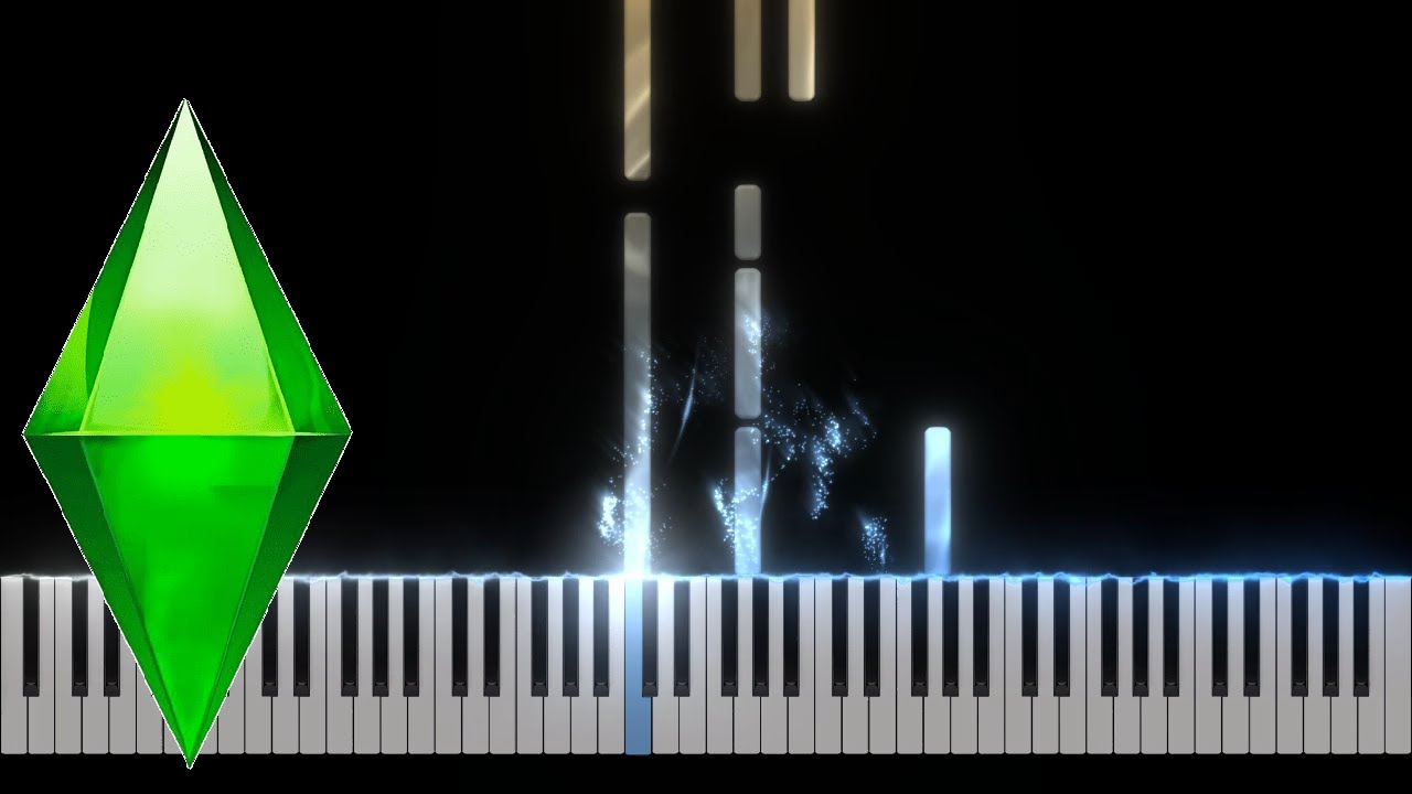 The Sims Soundtrack: Building Mode 4 Piano Tutorial [Nivek.Piano] - YouTube