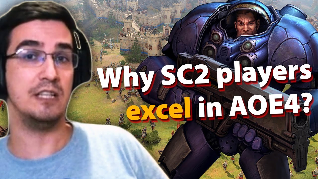 Beasty Reacting to: "Why StarCraft 2 players excel in Age of Empires 4 ...
