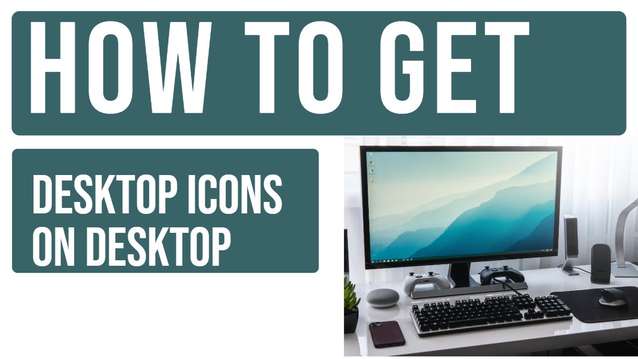 HOW TO SET DESKTOP ICONS IN WINDOWS 10 #microsoft #technical # ...