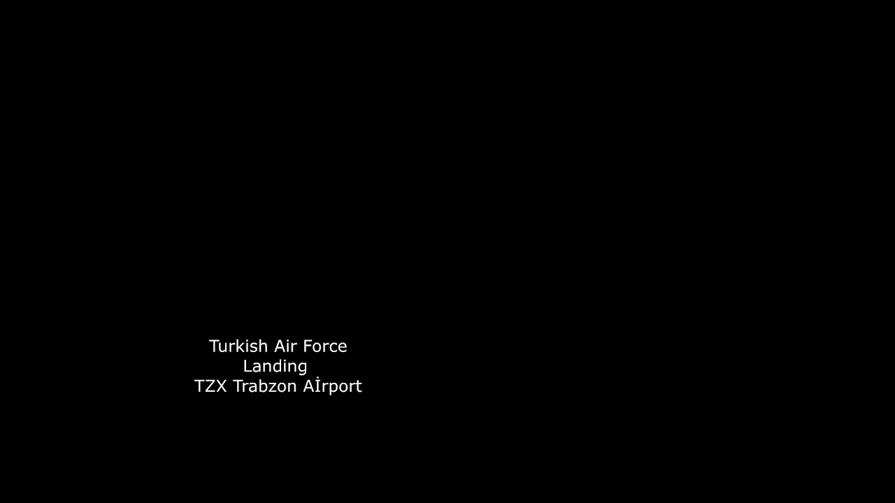Transall C-160 / Turkish Air Force / TZX - Trabzon Airport Landing ...