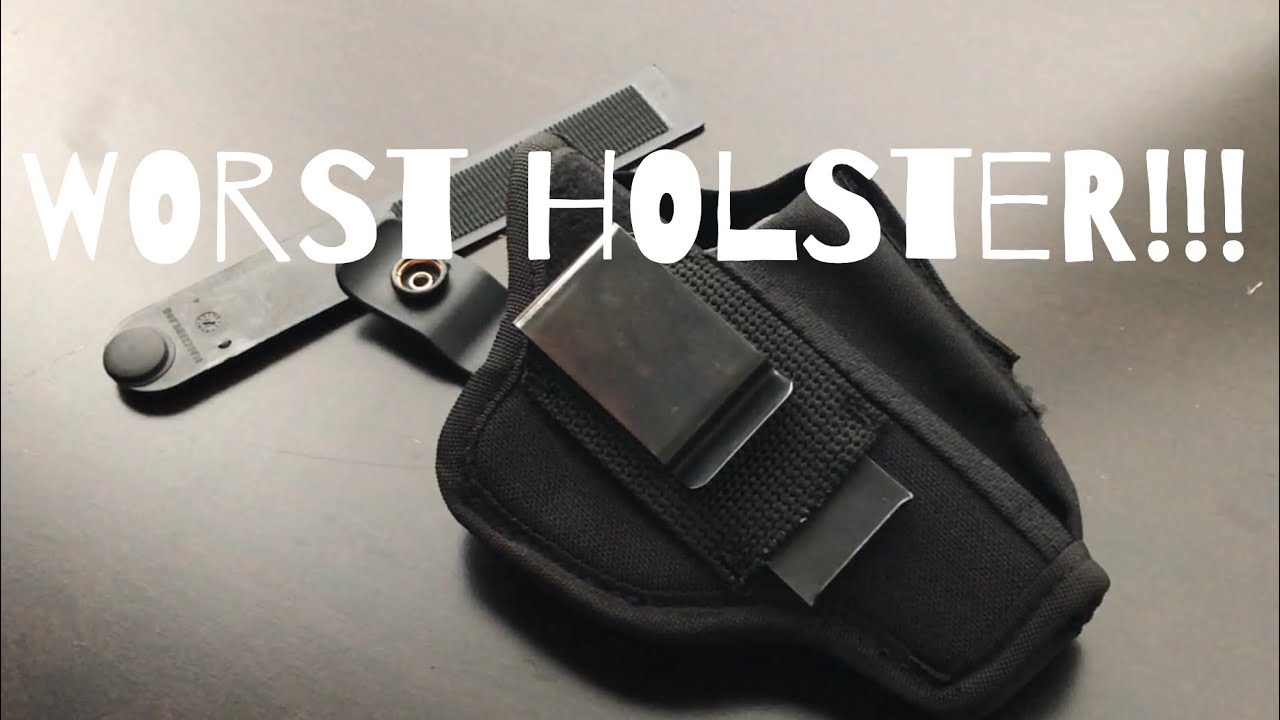 The worst holster ever... - YouTube
