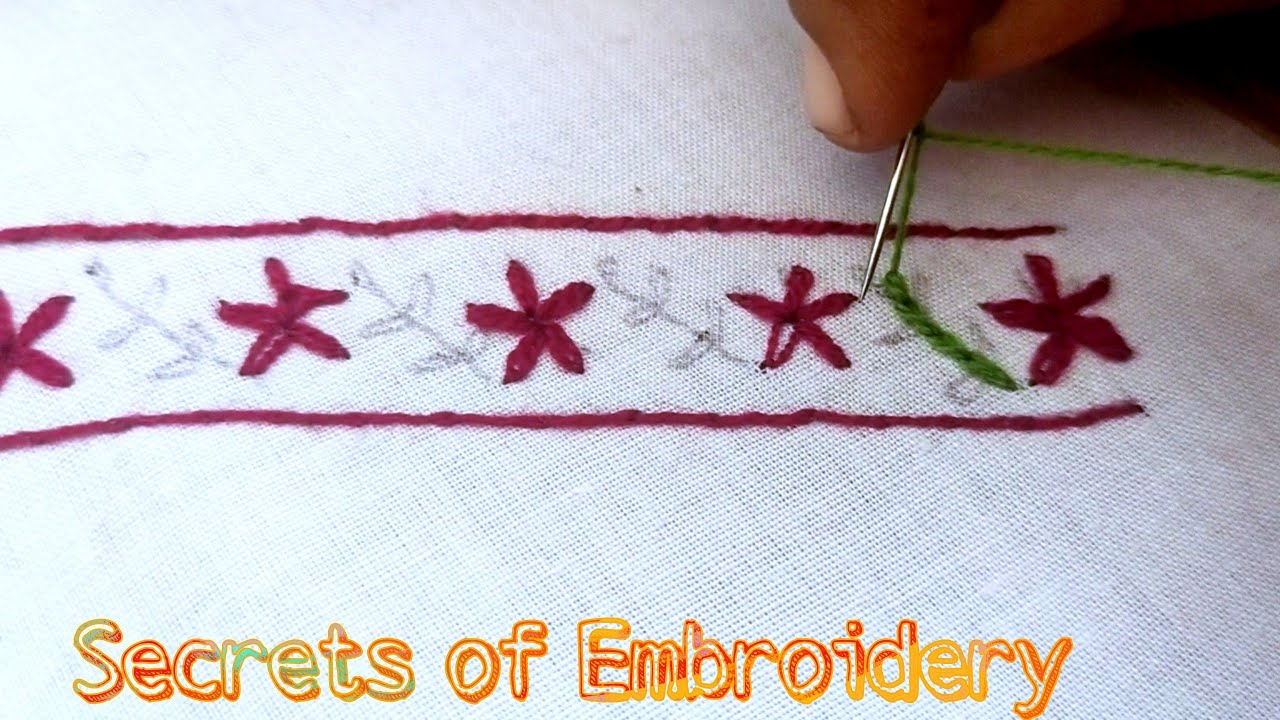 Simple Hand Embroidery Borderlines,Secrets of Embroidery Eenvoudig ...