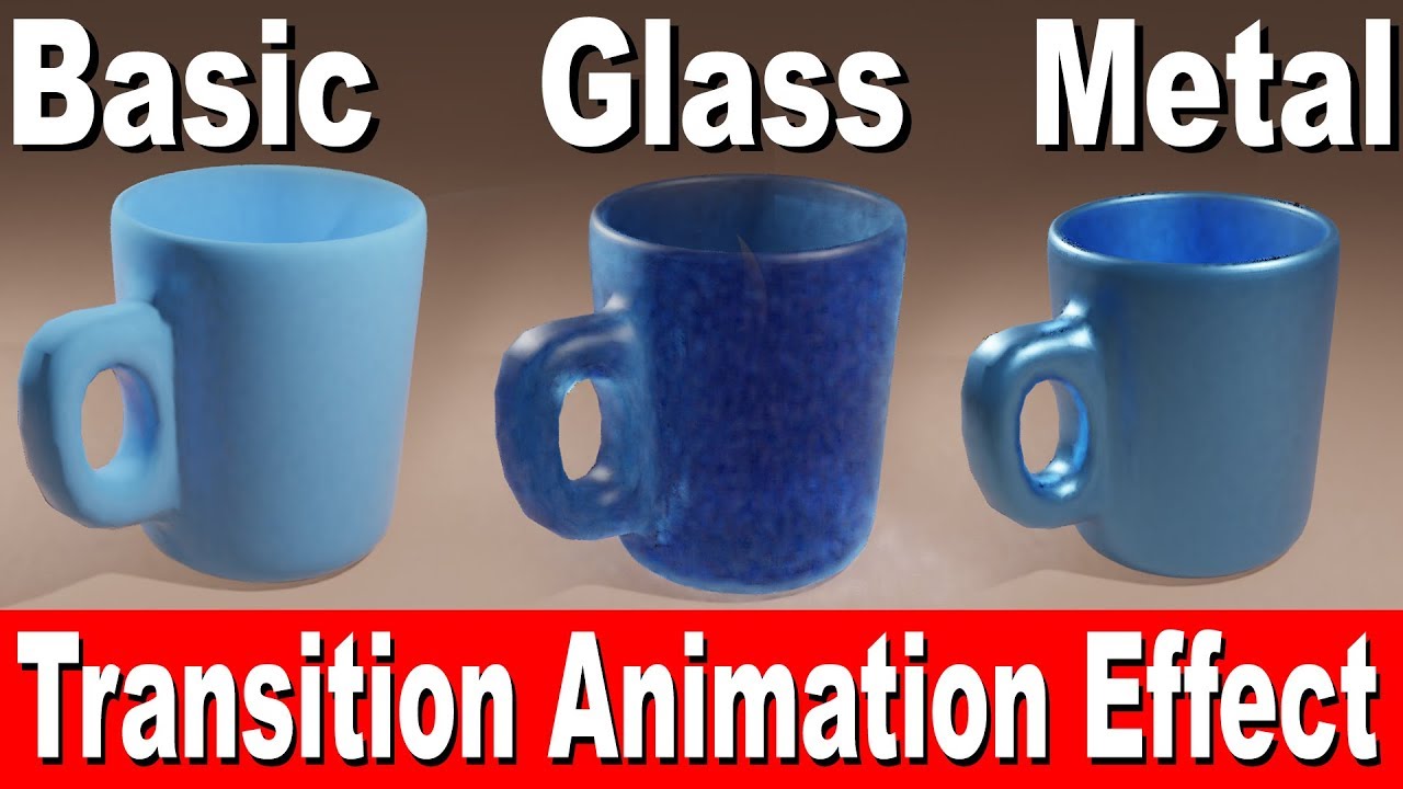 blender tutorial : object transition animation effect using principal ...